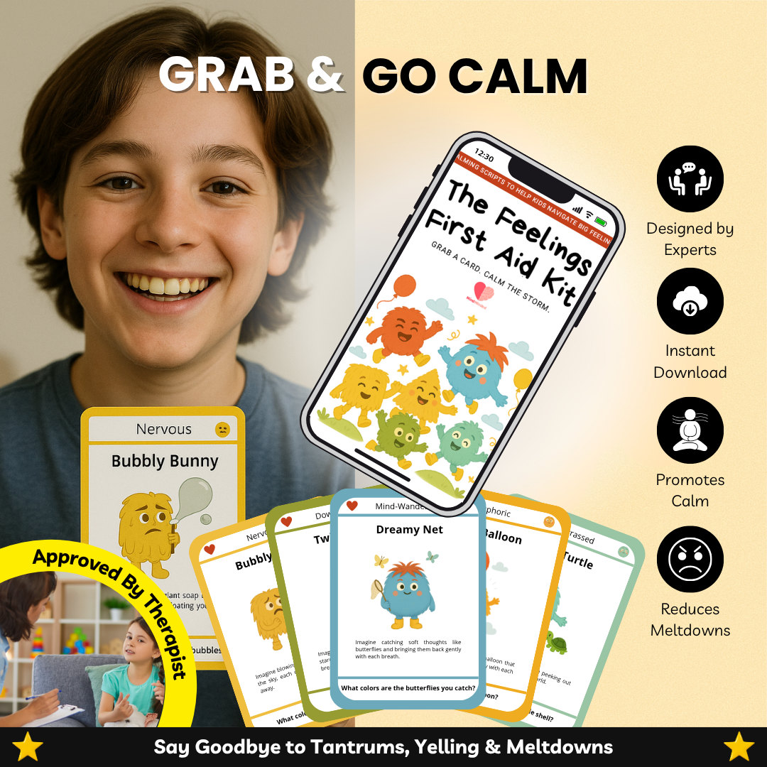 The Feelings First Aid Kit – Emotional Regulation Cards for Kids ...